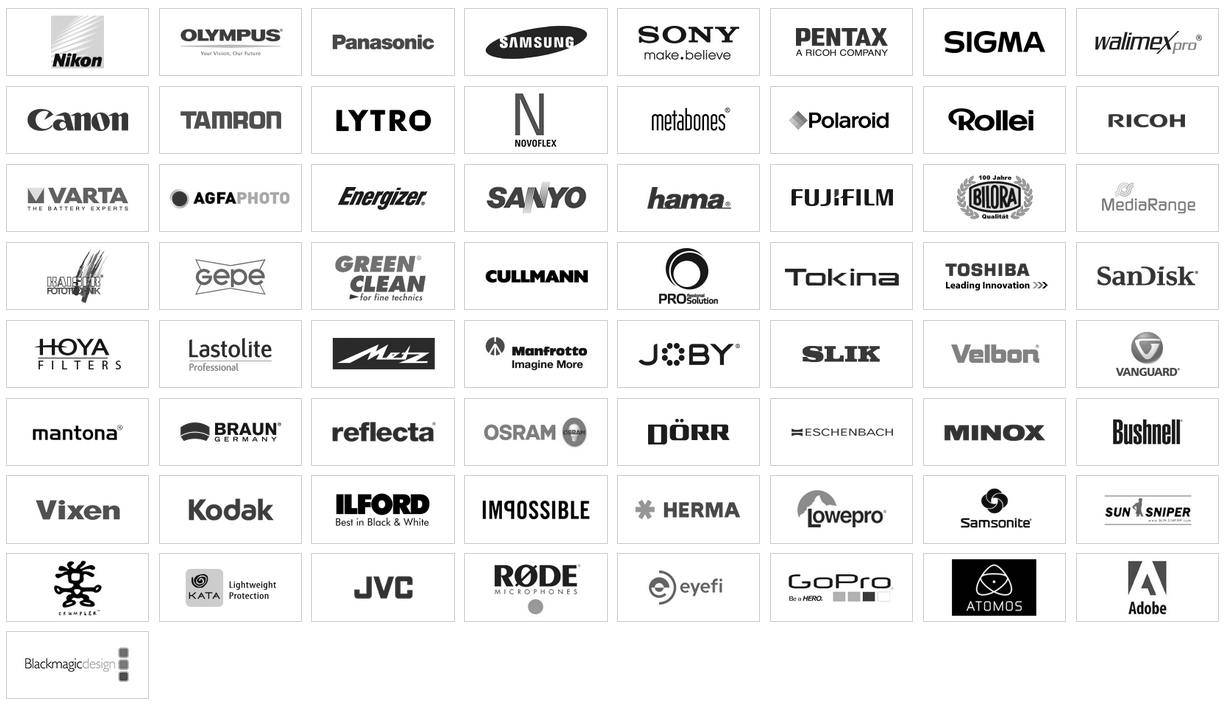 Sortiment / Marken · Heidi-Foto München