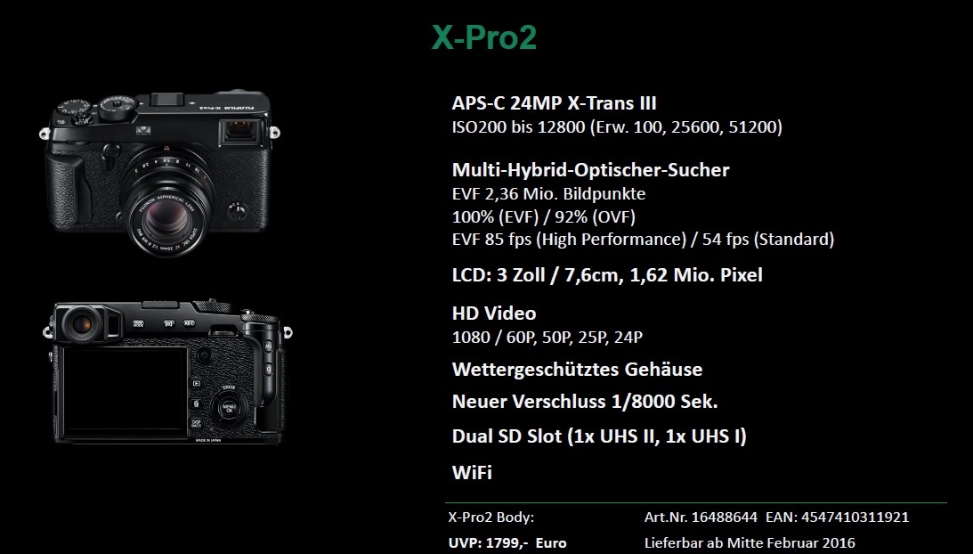 Fuji X-Pro2 · Heidi-Foto München